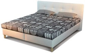 NEW DESIGN postele Čalouněná postel DONA s úložným prostorem, matrace a rošt v ceně, 180×200 cm Velikost postele: 180 × 200 cm