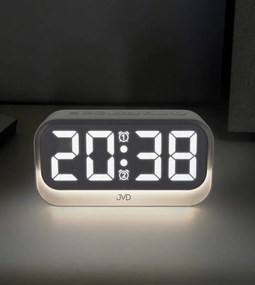 JVD Digitální budík do sítě s LED podsvícením a nočním světlem JVD SB3225