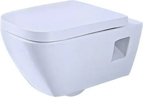 Geberit Renova Plan Závěsné WC se sedátkem, 43 × 39 × 57 cm, bez splachovacího kruhu, softclose