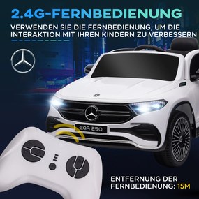 HOMCOM Dětská elektrická vozidla Elektrické auto na dálkové ovládání, dětské auto s MP3 přehrávačem, světlomety, dětské vozidlo, pro děti od 3 do 8 l…