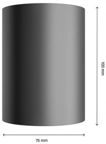 Stropní světlo do koupelny ORBITO LED 10W 4000K IP44 černé