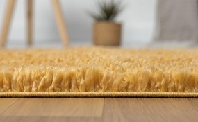 My Flair, Běhoun My Shaggy goldgelb, 80x300, žlutá, chodba / předsíň