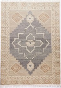 Diamond Carpets koberce Ručně vázaný kusový koberec Heriz Wood DE 2005 Grey Mix - 120x170 cm