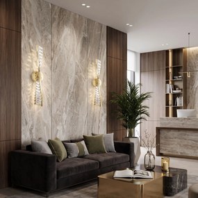 Toolight Rea, nástěnná LED svítilna, APP1951-W, 1000lm, 4000K, IP20, zlatá matná, OSW-63008