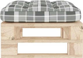 vidaXL Zahradní taburet z palet černě impregnované borové dřevo [3066466] Barva: Béžová, Barva dřeva: Bílá