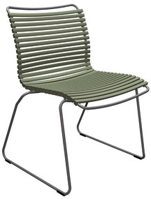 OnaDnes -20% Olivově zelená plastová zahradní židle HOUE Click