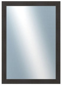 DANTIK - Zarámované zrcadlo - rozměr s rámem cca 50x70 cm z lišty 4020 hnědá (2767)