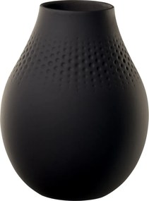 Villeroy&Boch Villeroy & Boch Manufacture Collier Noir váza Perle 16 cm, 2,3 l
