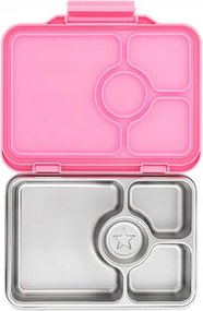 Yumbox Pret ocelový obědový box s přihrádkami, Versailles Pink