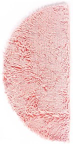 Koberce Breno Koupelnová předložka RASTA MICRO polokruh - pink, Růžová, 50 x 80 cm