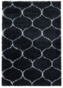 Ayyildiz Kusový koberec SALSA 3201, Antracitová Rozměr koberce: 140 x 200 cm