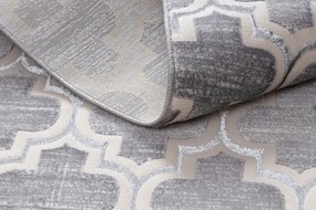 Dywany Łuszczów Kusový koberec Core W6764 Trellis grey/cream ROZMĚR: 140x190