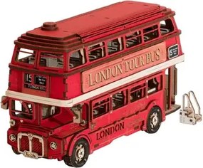 RoboTime 3D dřevěná skládačka Londýnský double-decker