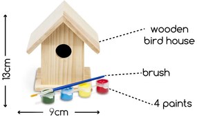 Malá ptačí budka k dotvoření