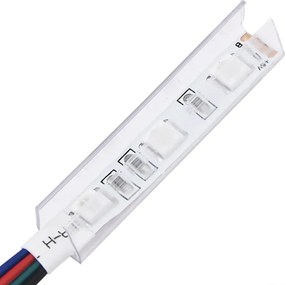 vidaXL Příborník s LED osvětlením 60,5 x 37 x 100 cm [836668] Barva: Bílá