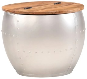 Konferenční stolek 53 x 43 cm masivní akáciové dřevo - Default Title
