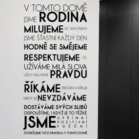 Samolepka V tomto domě
