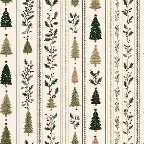 Bavlněný povlak na polštář HOLLY PINES 50x70 cm, barevný
