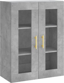 Skříň highboard betonově šedá 69,5x34x180 cm kompozitní dřevo 3198717