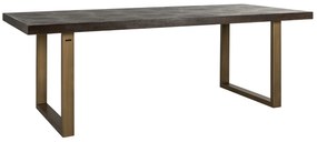 OnaDnes -20% Hnědý dubový jídelní stůl Richmond Luxor 230 x 100 cm