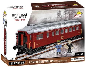Cobi 6291 francouzský osobní železniční vůz compiègne wagon 1918