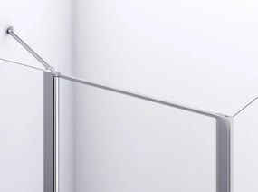 Sanswiss DIVERA D22T13 jednokřídlé sprchové dveře 160 cm Šířka: 1600 mm, Profil: Aluchrom, Sklo: Hladké čiré