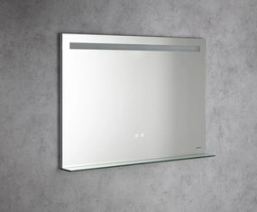 Sapho, BRETO zrcadlo s LED osvìtlením a polièkou, 100x70cm, senzor, fólie anti-fog, 3000-6500°K, BE100