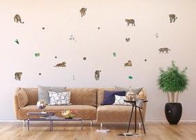 Samolepka na zeď Safari Leopardi | 42.5 x 65 cm | DSM3463