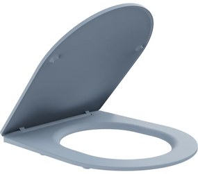 Mexen Lena, Rico, WC sedátko s jemným zavíráním, duroplast, světle modrá matná, 39740069