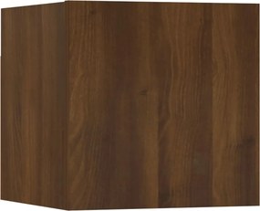 vidaXL 5dílný set TV skříněk kompozitní dřevo [3114251] Barva: hnědý dub
