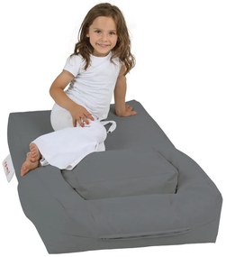 Atelier del Sofa Zahradní sedací vak Kids Single Seat Pouffe - Fume, Kouřová