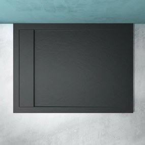 Sprchová vanička z litého mramoru DOPORRO BLICK 100-160cm ANTHRAZIT Velikost: 140x90x3