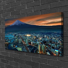 Obraz na plátně Město Hora Dmy 125x50 cm
