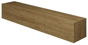 Závěsný TV stolek Dallas 160 cm dub Hickory