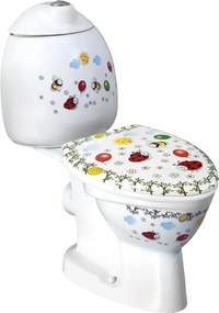 CREAVIT CREAVIT, KID dětské WC kombi vč.nádržky, zadní odpad, barevný potisk, CK311.400.0F