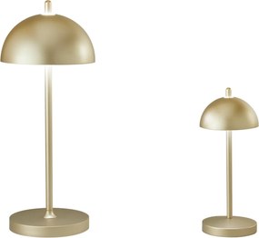 FAN LED-PARTY-L-ORO Nabíjecí venkovní svítidlo PARTY LED dobíjecí 2,5 W TOUCH DIMM 3000 K IP54 baterie 4000 mAh USB nabíjení magnetická 1,2 m - FANEUROPE