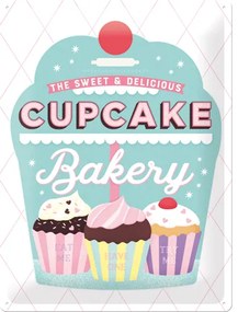 Postershop Plechová cedule: Cupcake Bakery - 40x30 cm