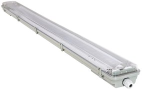 ECOLIGHT Svítidlo + 2x LED trubice mini plate - T8 - 120cm - 230V - IP65 - teplá bílá