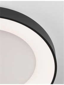 Nova Luce Stropní LED svítidlo RANDO THIN, 50W, stmívatelné Barva: Černá, Teplota světla: 3000K