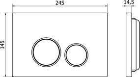 Mexen FENIX 05 - TLAČÍTKO PRO Mexen MODUL, Růžová zlatá - 600505