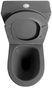 Sapho Sapho, DARIO RIMLESS WC kombi mísa s nádržkou, spodní/zadní odpad, bílá, PC1012WRGR
