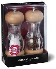Cole&Mason - Sada mlýnků na sůl a pepř BEECH 2 ks buk 16,5 cm