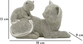 Dekorativní soška Sparky 13 cm stříbrná