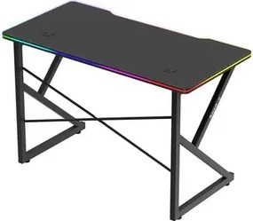 Huzaro Hero 1.7 RGB černá / Herní stůl / 120 x 60 x 75 cm