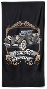 Osuška Aero Roadster 50 Black (Velikost osušky: 100x170cm)