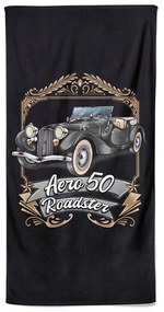 Osuška Aero Roadster 50 Black (Velikost osušky: 70x140cm)