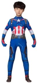 Marvel Superhero dětské kostýmy superhrdinové Motiv: Captain America, Velikost: 160 (151 - 160 cm)