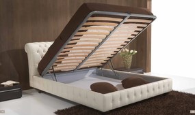 CASA DIVANI Luxusní kožená postel Sisley Velikost: 160x200 cm, Vzorník kůží: Casadivani 612