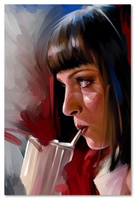 Gario Obraz na plátně Pulp Fiction, Uma Thurman - Dmitry Belov Rozměry: 40 x 60 cm