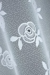 Dekorační žakárová záclona s řasící páskou GALINA 160 bílá 300x160 cm MyBestHome
